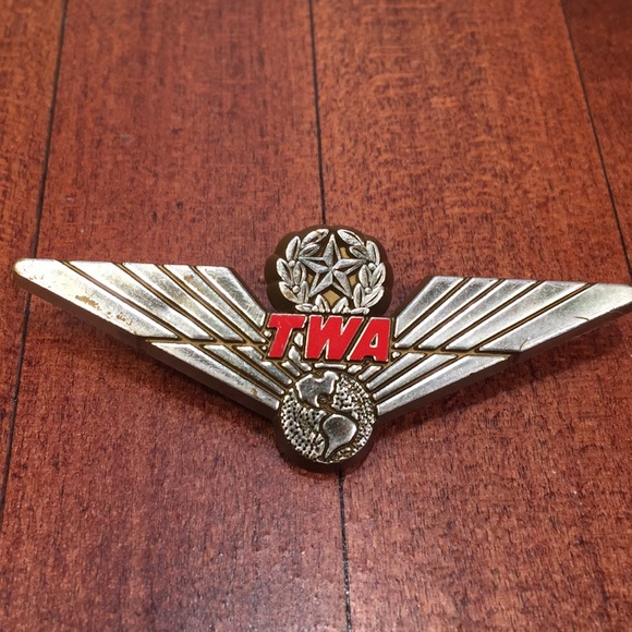 twa | Jewelry | Vintage 97s Twa Flight Wings Pin | Poshmark